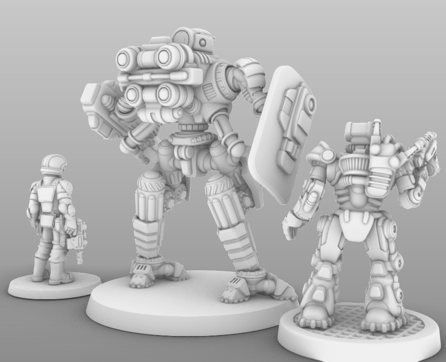 3D file Total 28mm CAT and Commander Combat Cyborg Bulk Deal! 🐱・3D ...