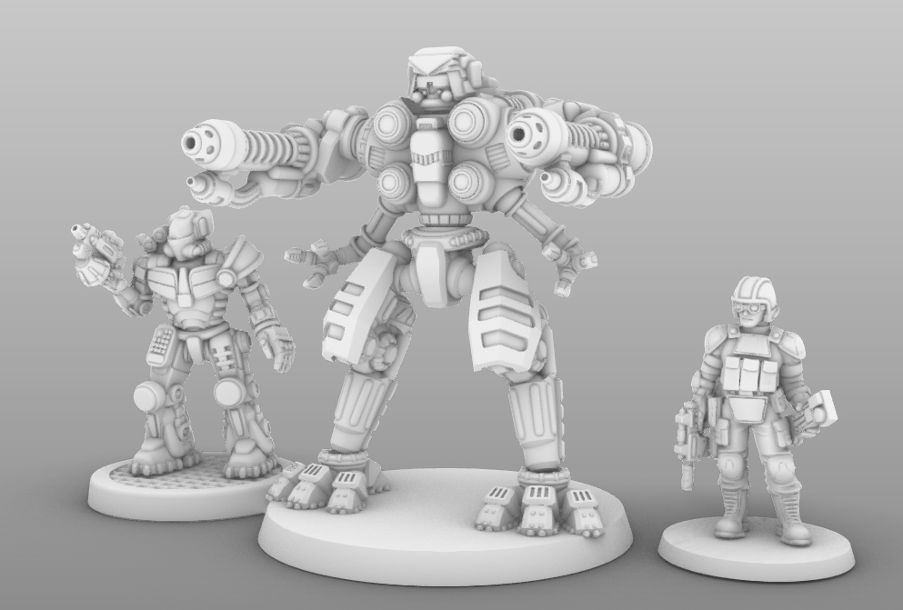 3D file Total 28mm CAT and Commander Combat Cyborg Bulk Deal! 🐱・3D ...