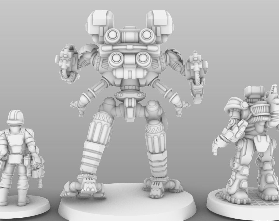 3D file Total 28mm CAT and Commander Combat Cyborg Bulk Deal! 🐱・3D ...