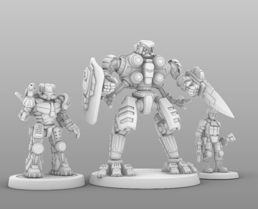 3D file Total 28mm CAT and Commander Combat Cyborg Bulk Deal! 🐱・3D ...