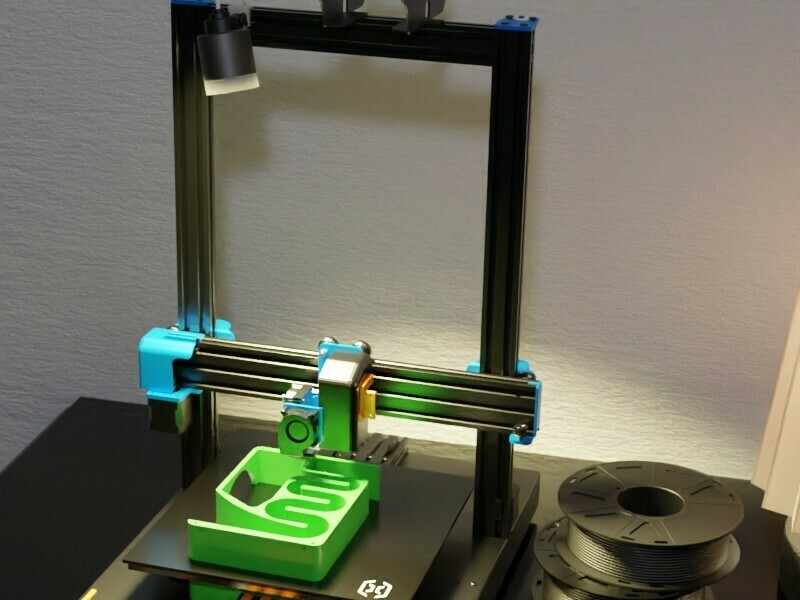 Free 3D file 3D Printer Extrusion LED Light - e.g. Ender 3, Fully ...