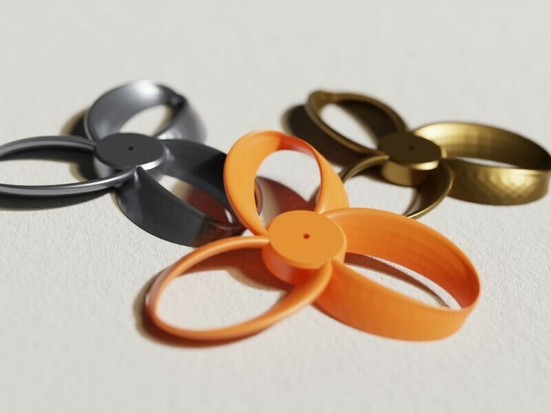 💾 Toroidal Turbine Desktop USB Fan・Free 3D File for ・Cults