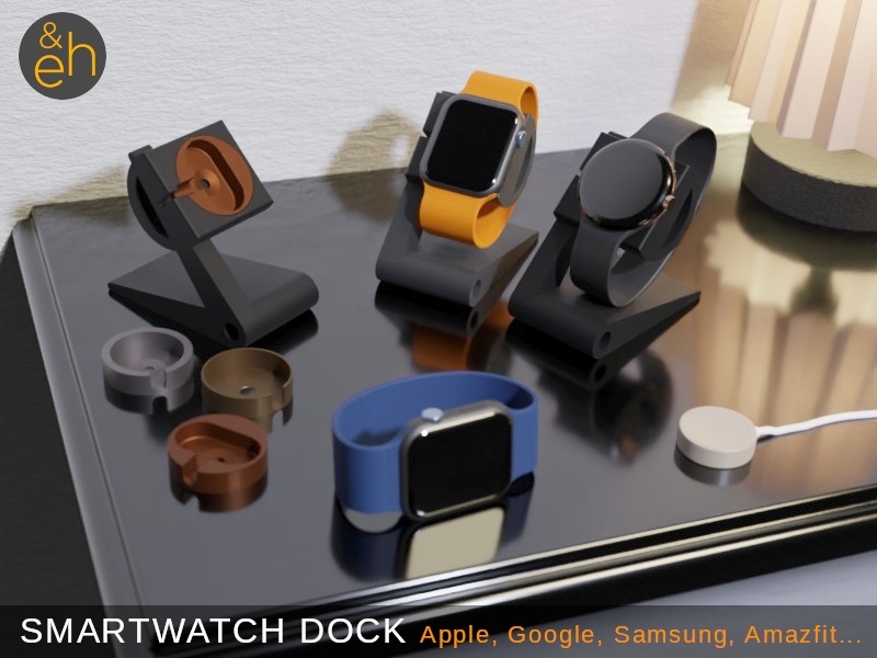 🍎 Universal Smartwatch Dock - Apple, Google, Samsung, Amazfit etc.・Free ...