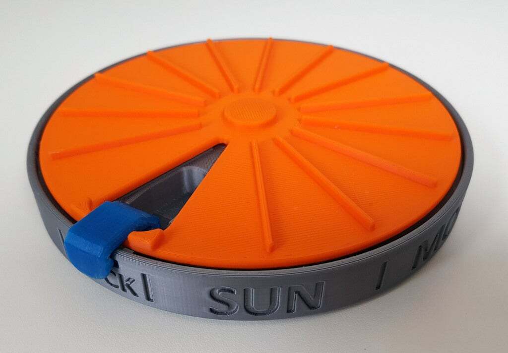 💊 Pill Box with AM PM Apertures V2\V2_2・Free STL File for ・Cults