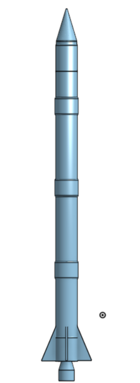 STL file Simple Rocket 🚀 ・Template to download and 3D print・Cults