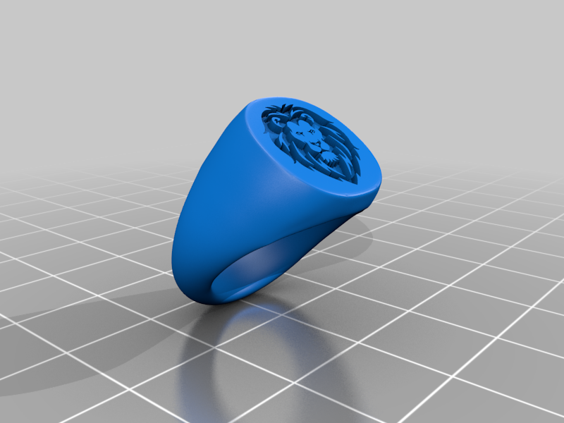 Free 3D file Customizable Signet Ring (OpenSCAD) 💍 ・Template to ...