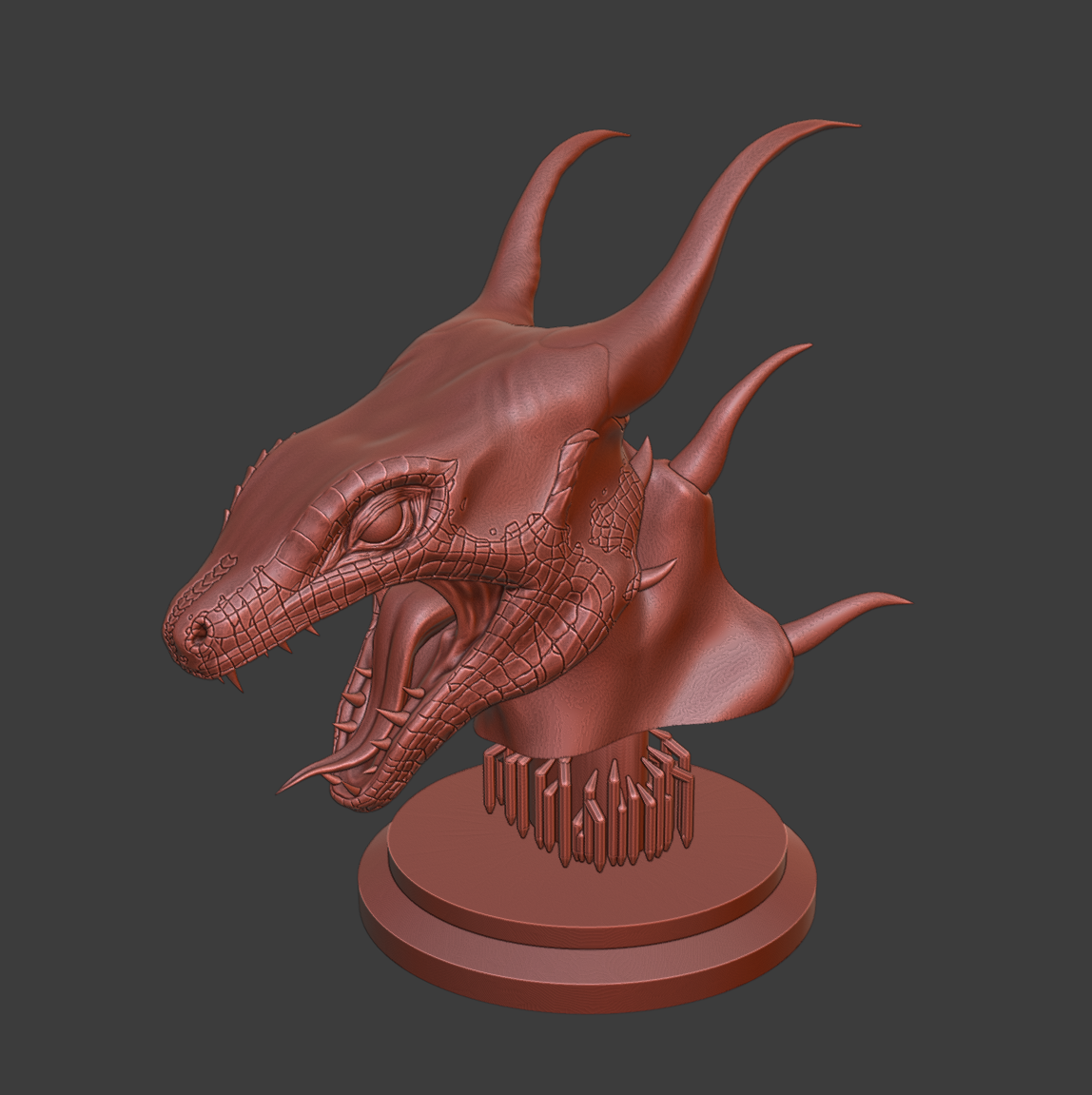 STL file Dragon Head 🐉 (OBJ)・3D printable model to download・Cults