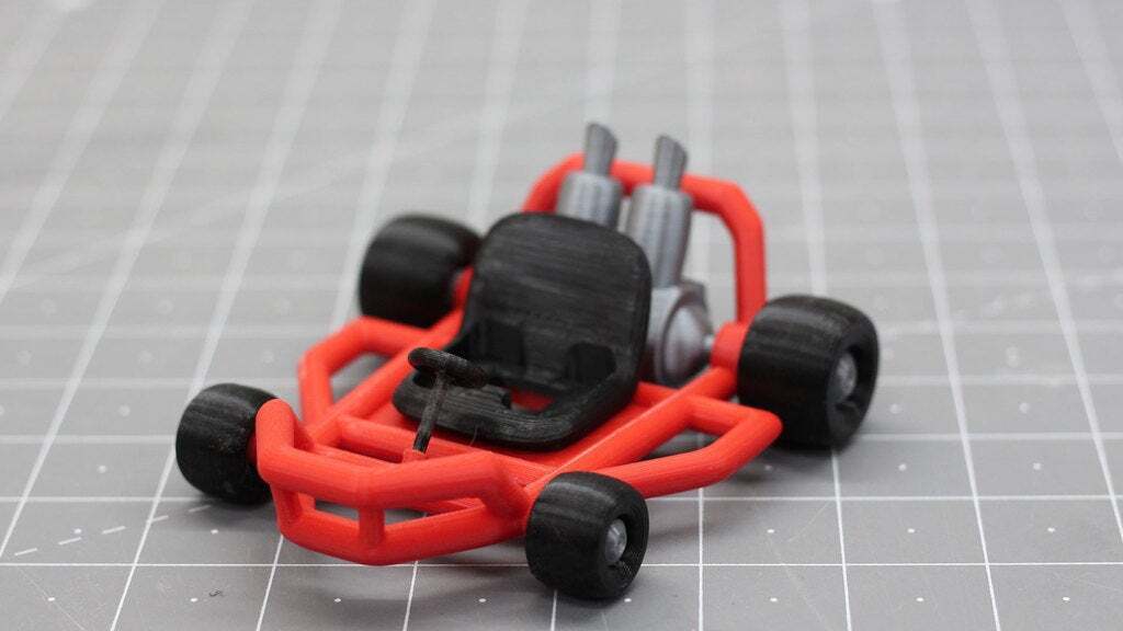 OBJ file Super Mario Kart for Building Bricks 🏗️ ・3D print model to ...