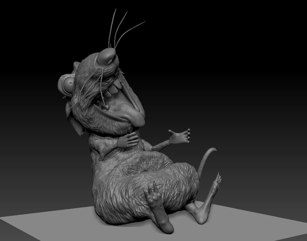 STL file Rat phone holder 🐀 ・Model to download and 3D print・Cults