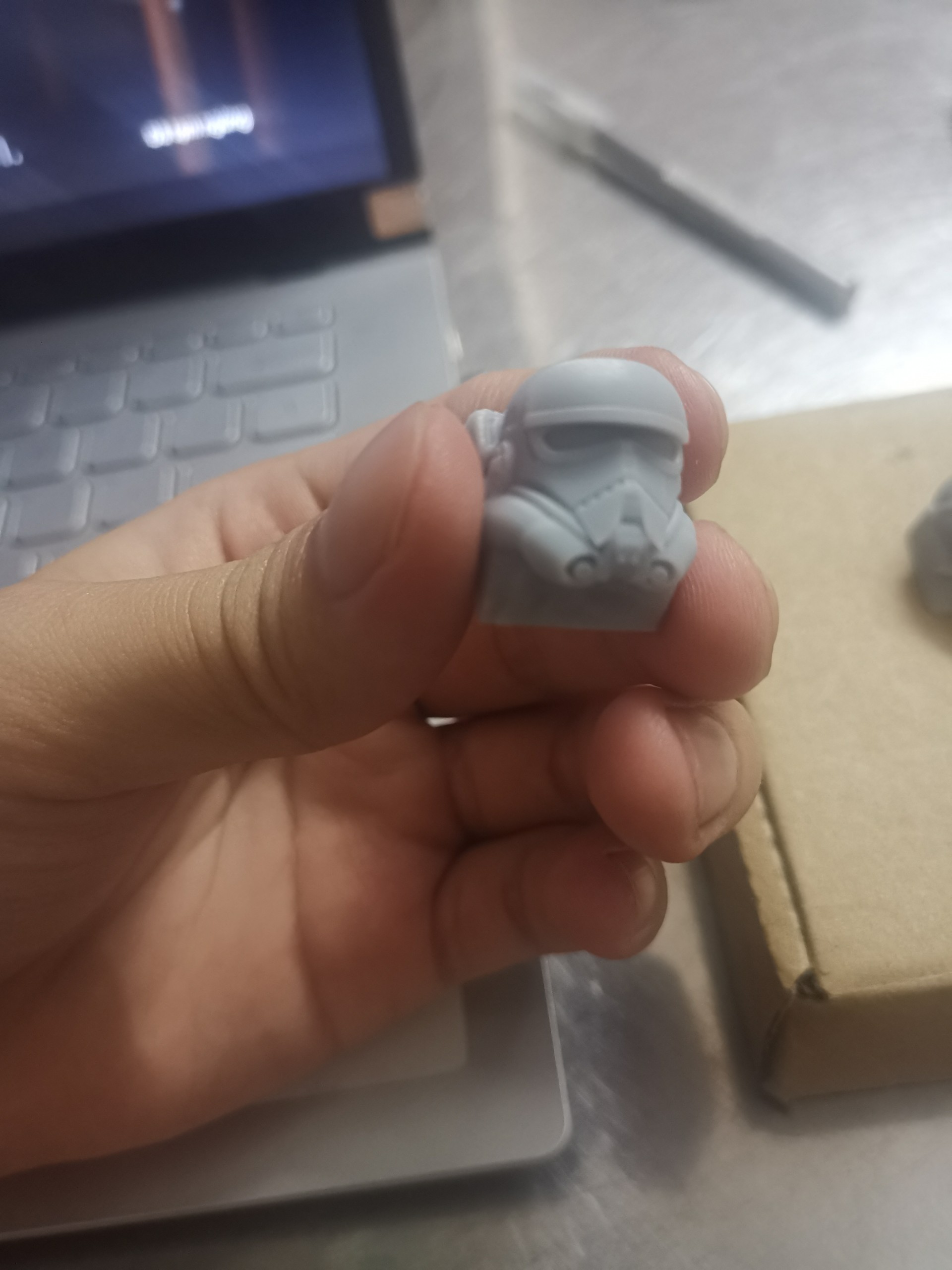 ⭐ Keycap star wars trooper ver 2・ STL File for ・Cults