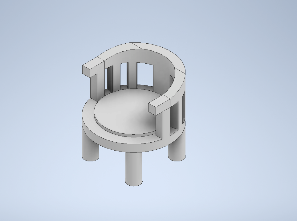 🥈 1/200 Titanic 2nd Class Smoking Room Furniture・ STL File for ・Cults
