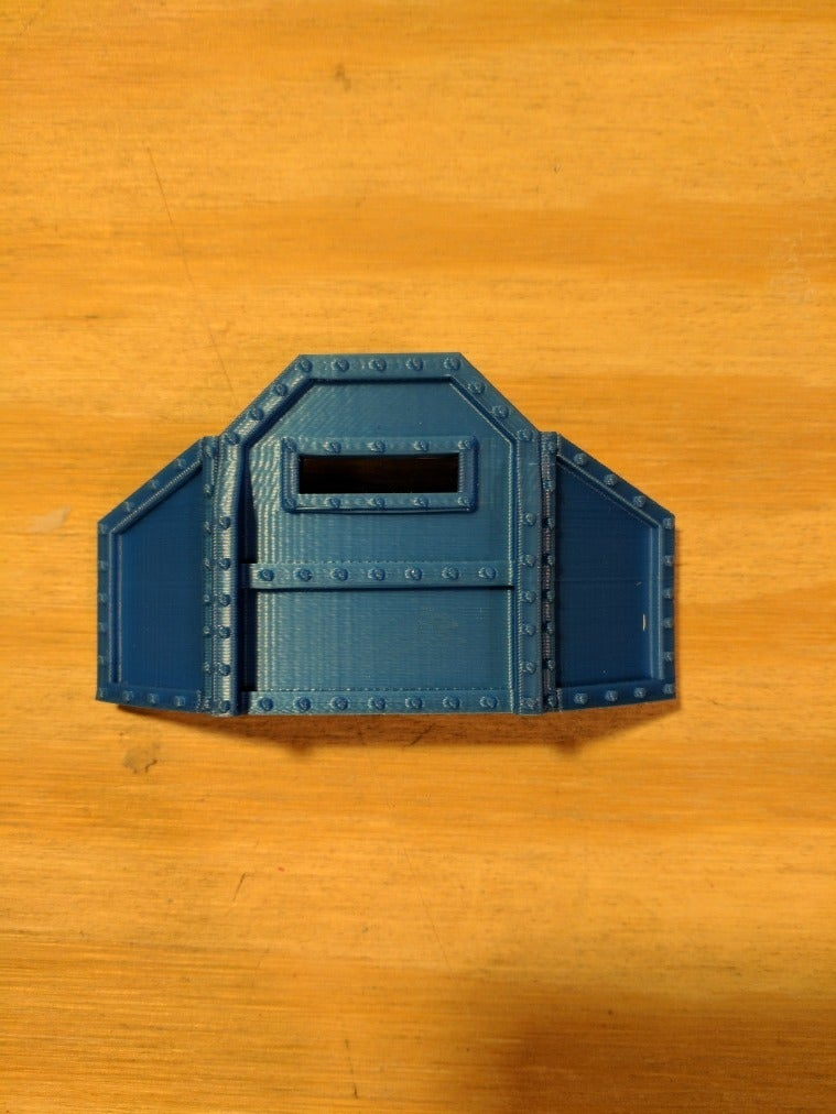 ⚔ Single Warhammer 40K Defence Wall・Free STL File for ・Cults