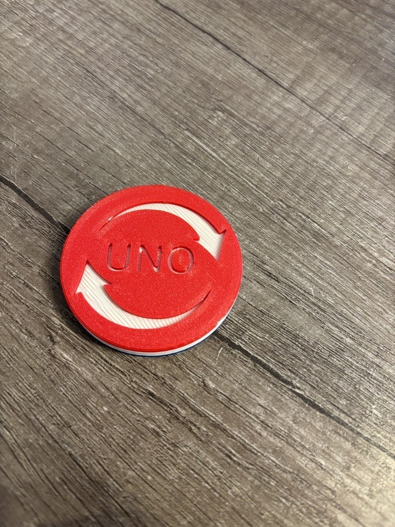 Free 3D file UNO play direction coin ️ ・3D print design to download・Cults