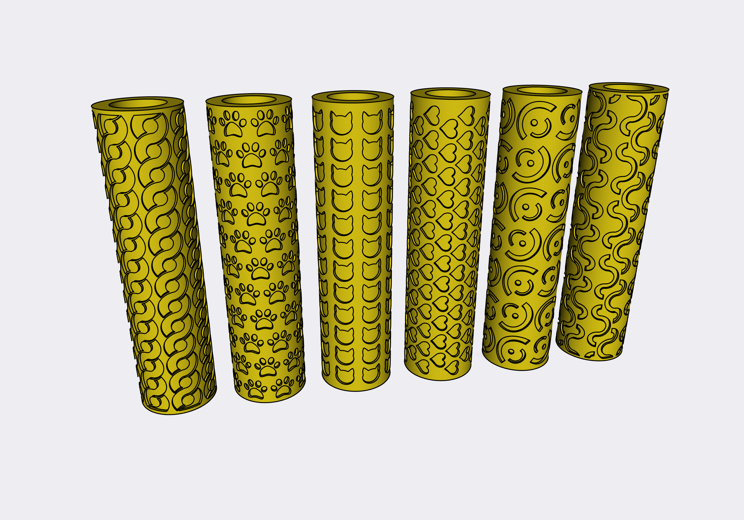STL file Pack 13 Texture Roller 🎨 ・3D print design to download・Cults