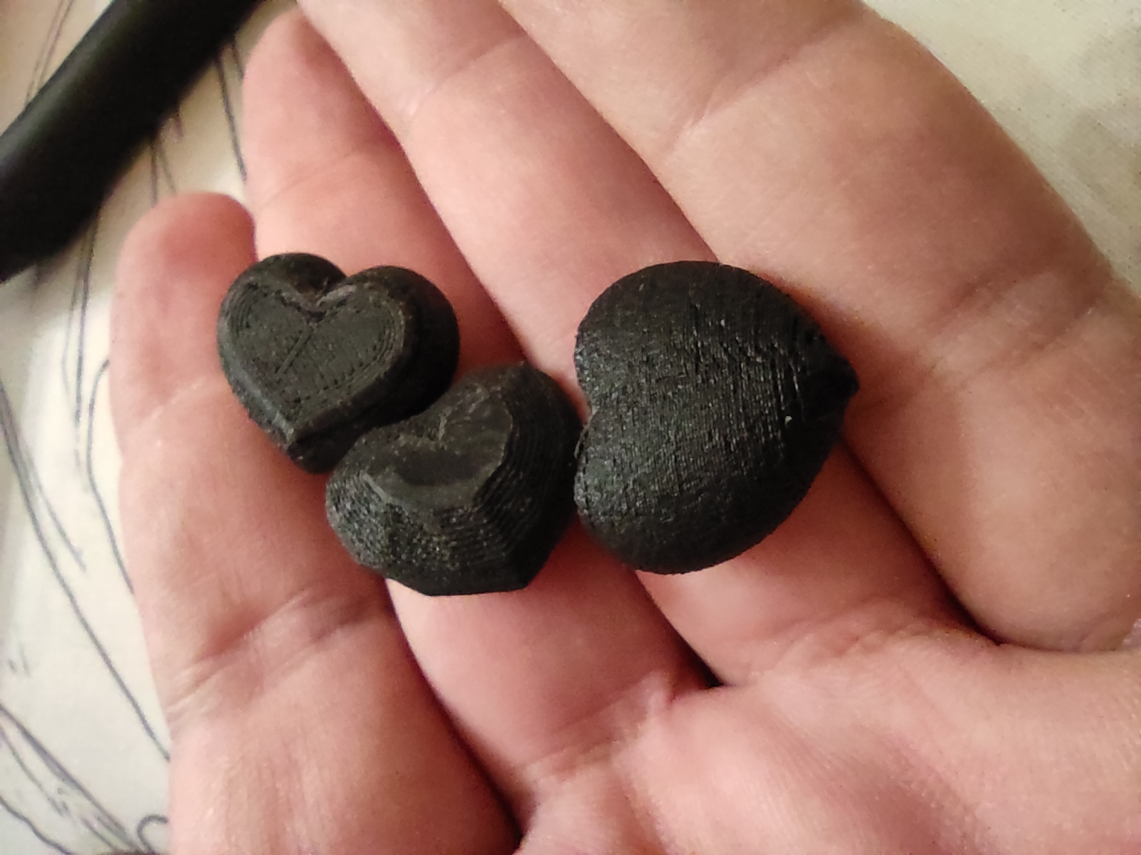 3D printable TABLETOP HEART LIFE TOKEN COLLECTION • made with sapphire ...