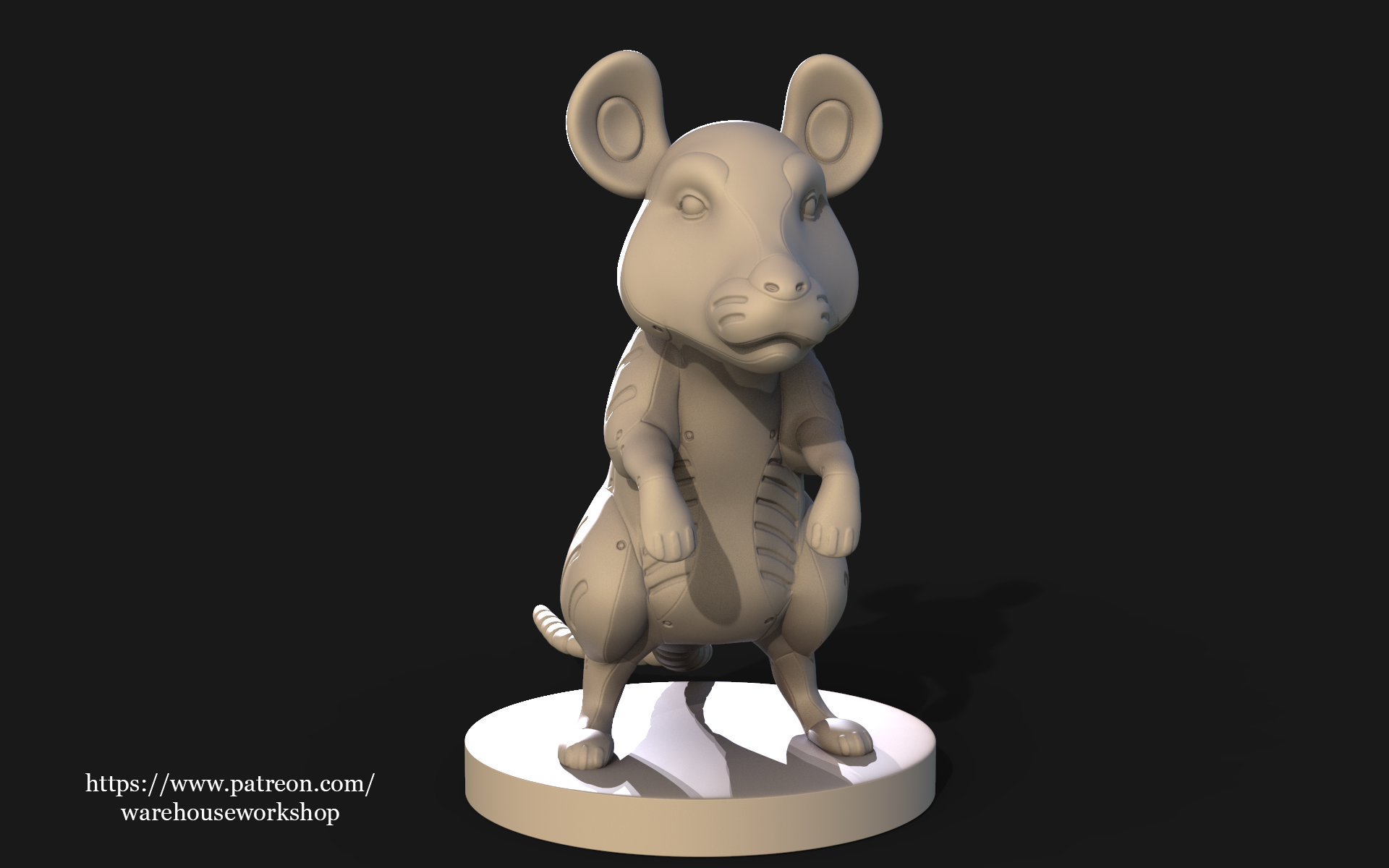 Free STL file Cyber mouse 🐁 ・Template to download and 3D print・Cults