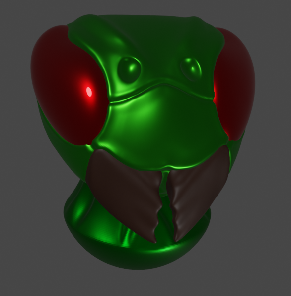 🎲 Humanoid Wasp Head・Free STL File for 3D printing・Cults