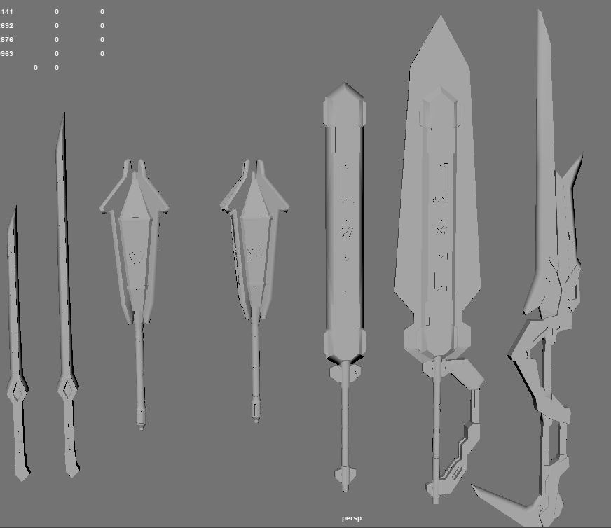 OBJ file Model kit gundam and assorted weapons packs 🤖 ・3D printing ...