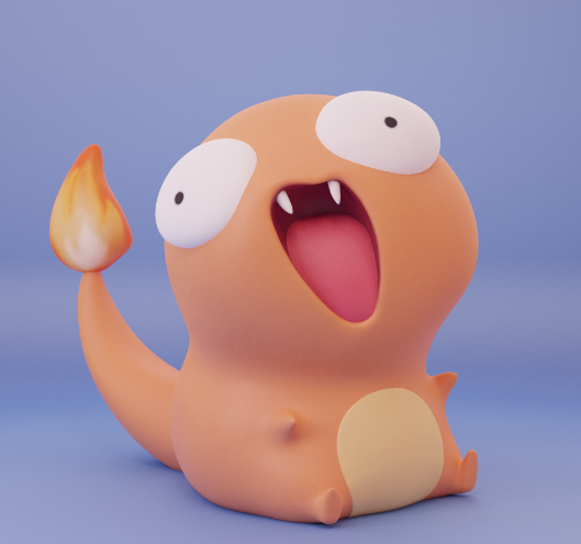 Archivo STL Derpy Charmander - Pokemon 🐉・Plan de impresión en 3D para ...