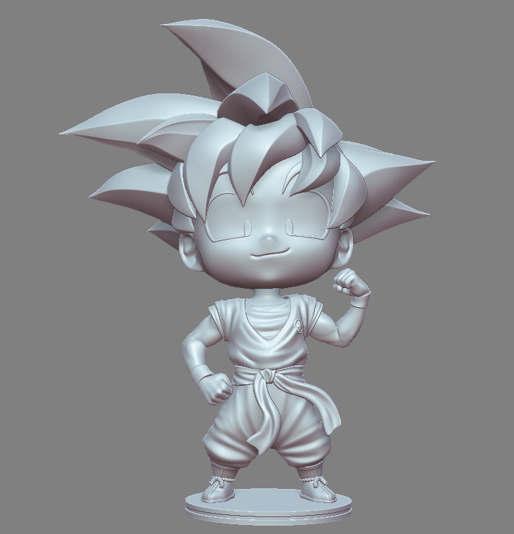 STL file Goku - Dragon Ball Z 🐉 ・3D printer model to download・Cults
