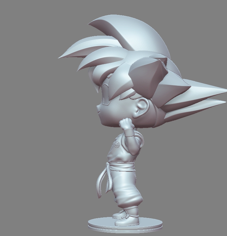 STL file Goku - Dragon Ball Z 🐉 ・3D printer model to download・Cults