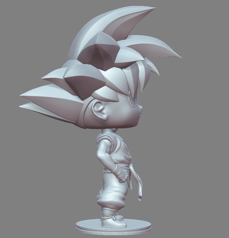 STL file Goku - Dragon Ball Z 🐉 ・3D printer model to download・Cults