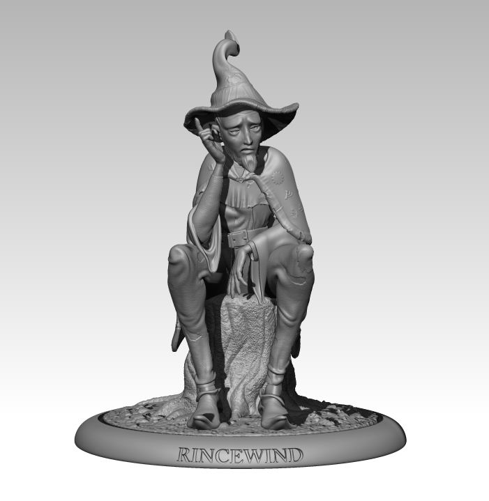 🏛️ Rincewind the Wizard・ STL File for ・Cults