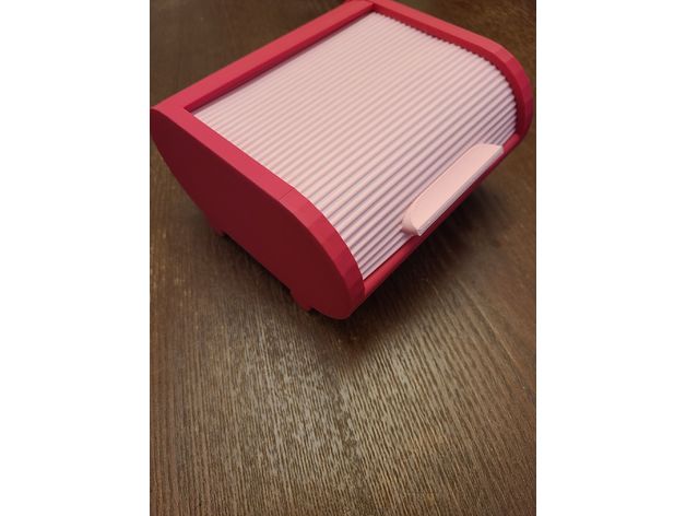 🔝 Wide Roll Top Box・Free STL File for ・Cults