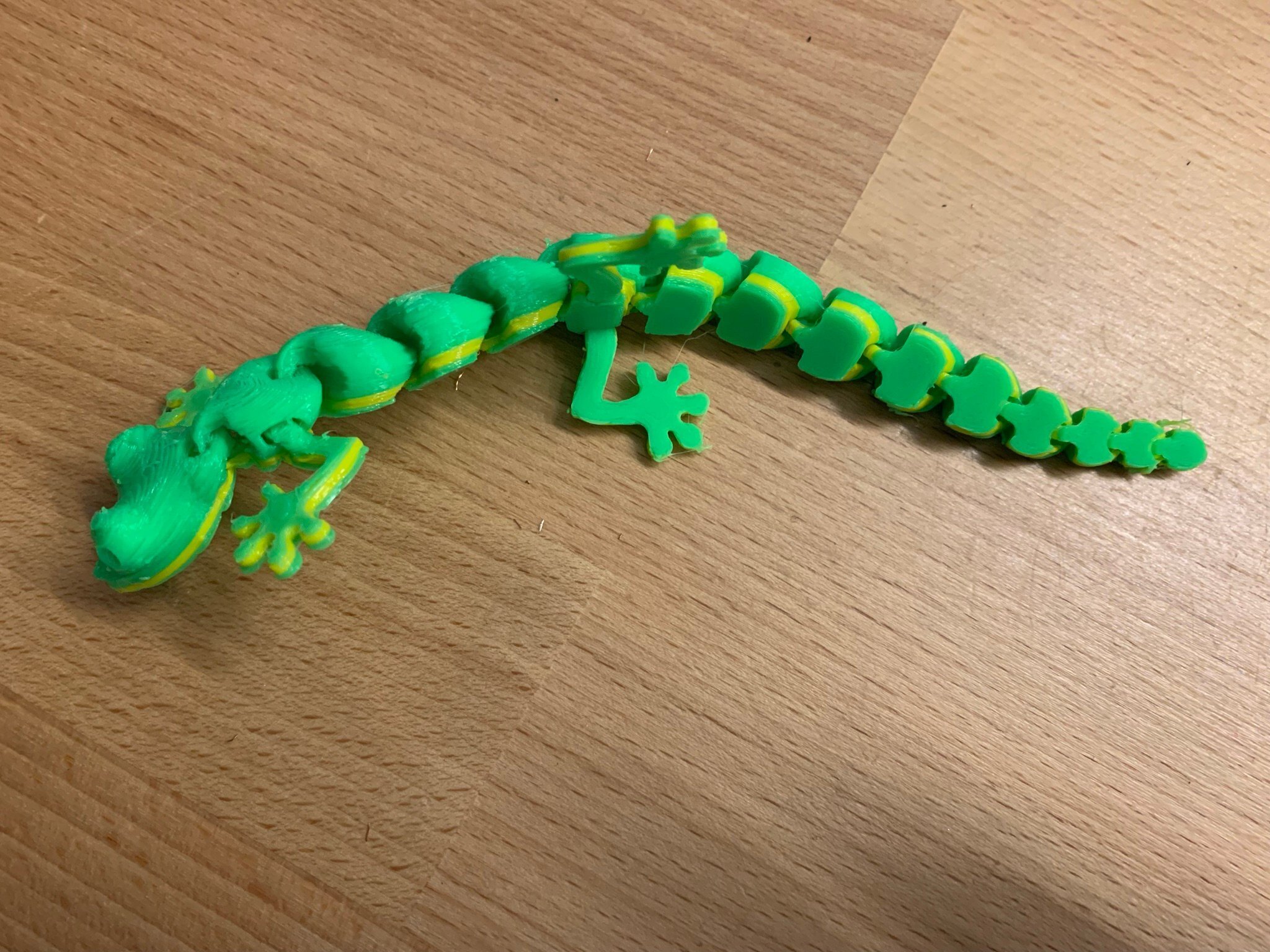 3D printing Articulated Lizard v2・Cults
