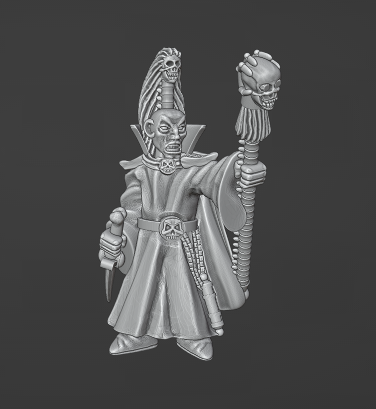 🎲 Necromancer・Free STL File for 3D printing・Cults