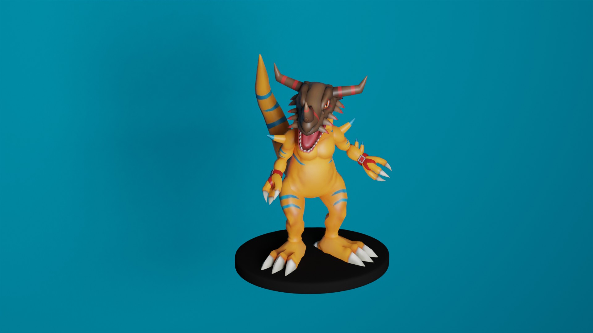 Fichier STL digimon geogreymon 🐉 ・Plan pour impression 3D à télécharger ...