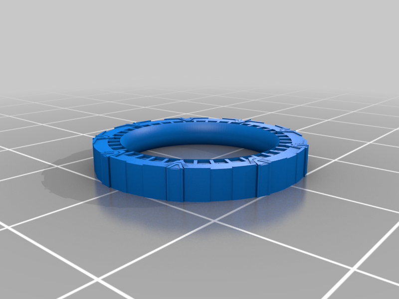 Free STL file Stargate Ring (for finger) 💍 ・Template to download and 3D ...
