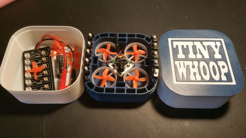 Free STL file Tiny Whoop Top Case 🔝・3D printer design to download・Cults