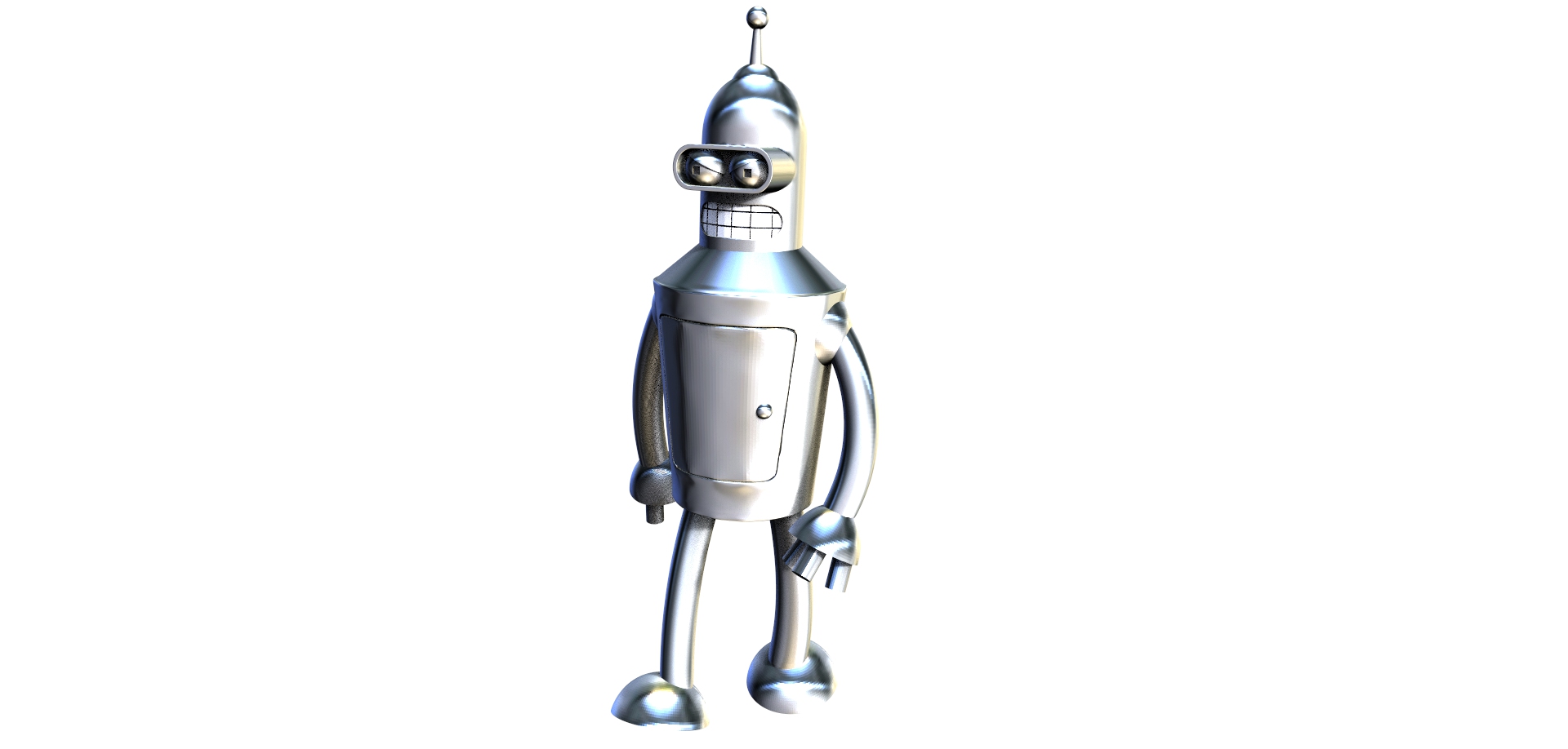 🤖 Bender・Free STL File for ・Cults