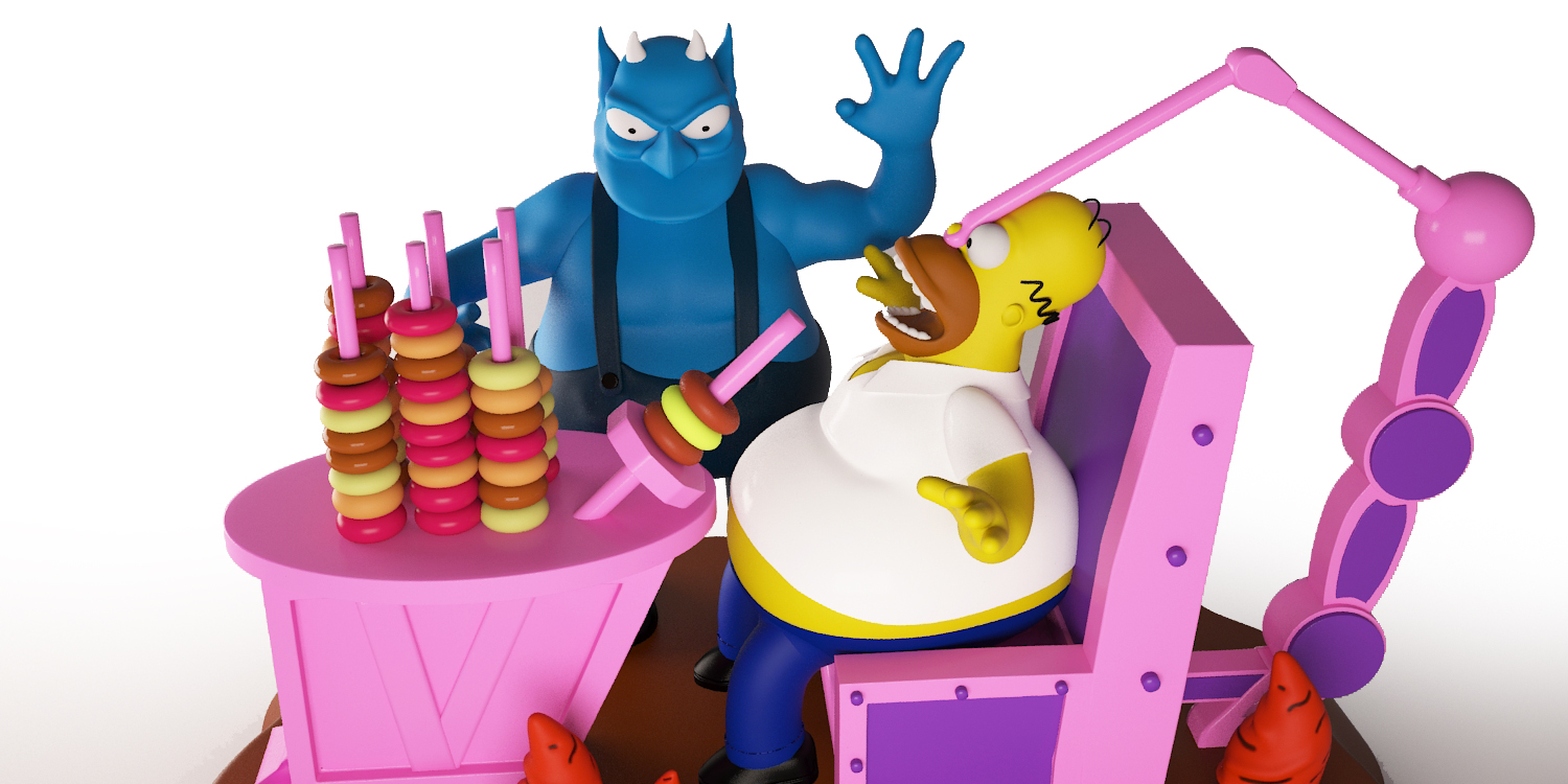 Archivo STL Homer, Simpsons, Devil, Homero 😈・Modelo imprimible en 3D ...