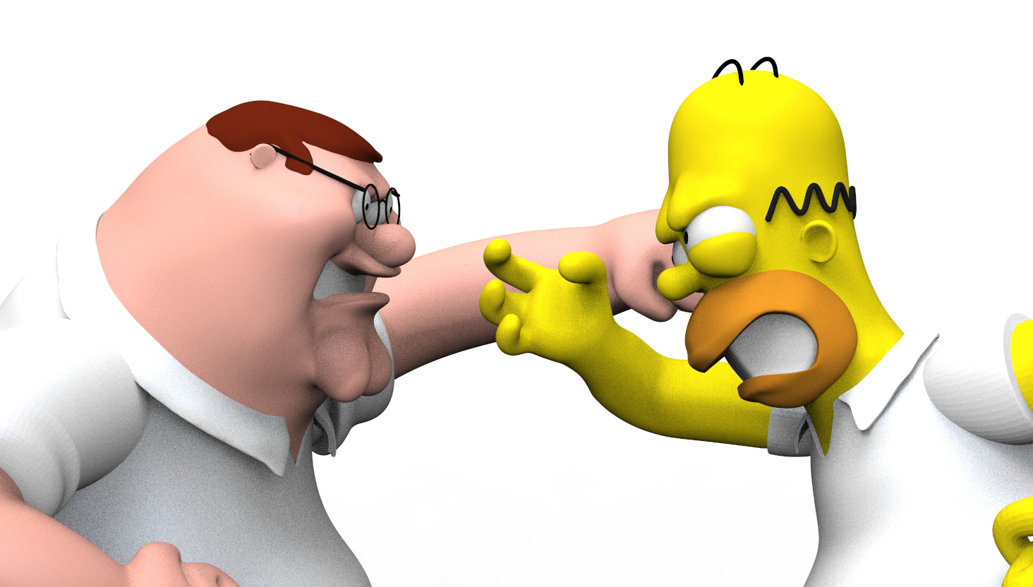 STL file Homer vs Peter Griffin 🦅 ・3D printer design to download・Cults