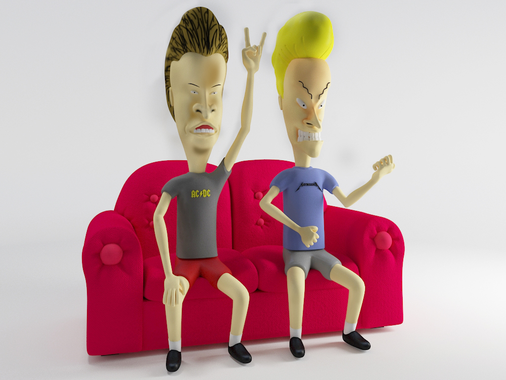 STL file Beavis and Butthead 🎨 ・3D printable model to download・Cults