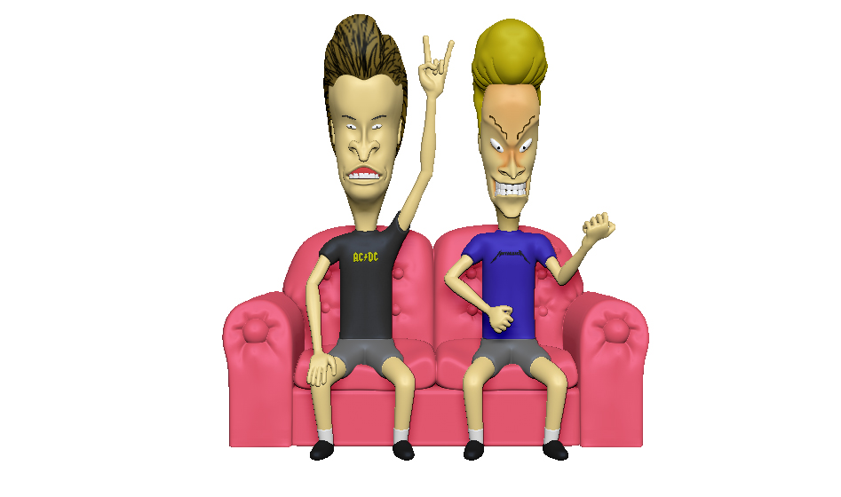 STL file Beavis and Butthead 🎨 ・3D printable model to download・Cults