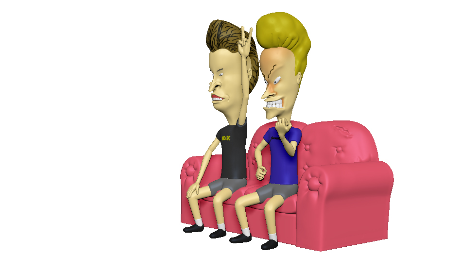 STL file Beavis and Butthead 🎨 ・3D printable model to download・Cults