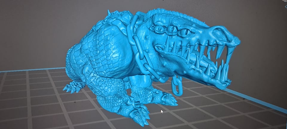 🎲 Toxic croc・ 3D File for ・Cults