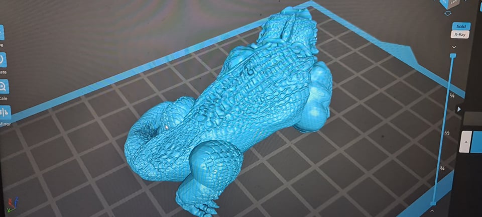 🎲 Toxic croc・ 3D File for ・Cults