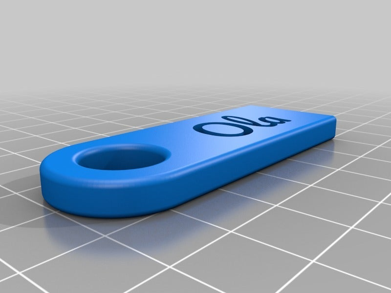 Free STL file Ola Key Chain 🔑 ・3D printer design to download・Cults