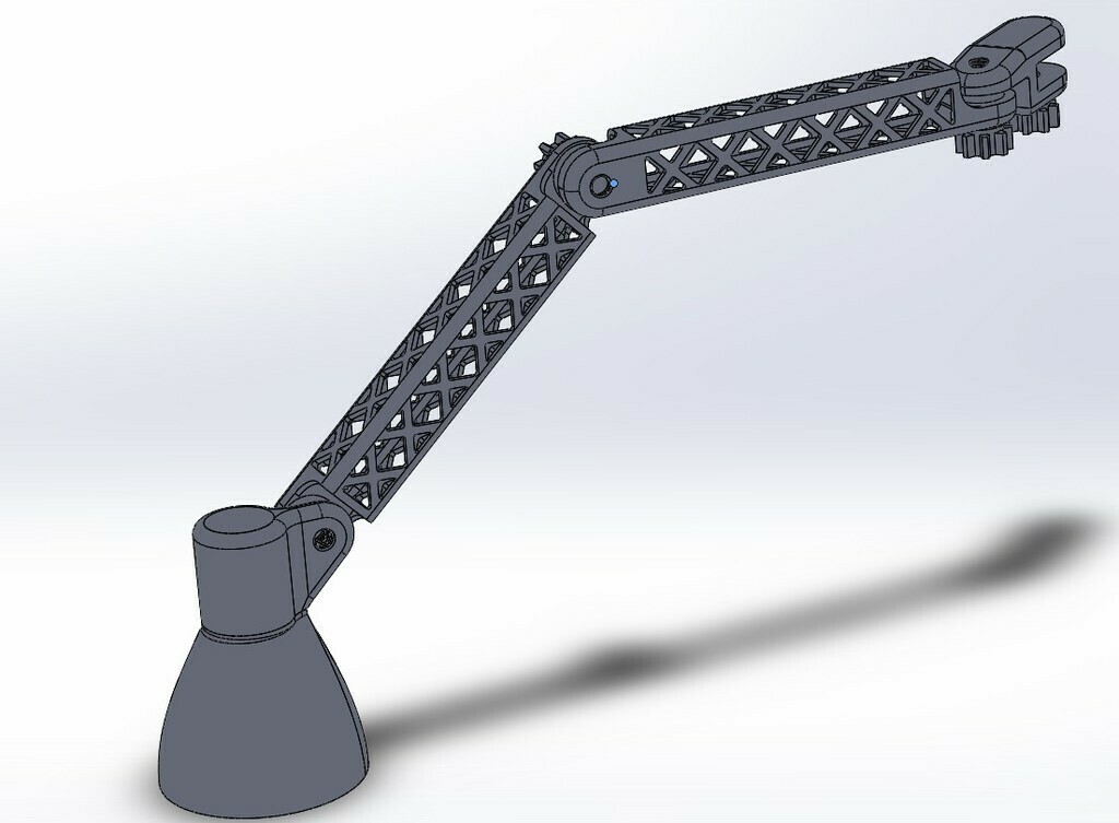 🔦 Articulating Lamp・Free 3D File for ・Cults