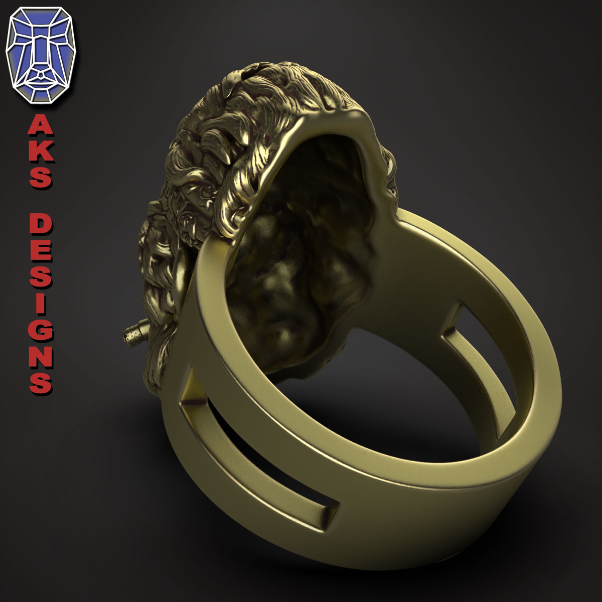 Fichier 3D Gangster gorilla version 1 Bague bijoux 🦍 ・Design imprimable ...