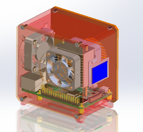 STL file Case of Raspberry pi 4B 📱 ・3D printable model to download・Cults