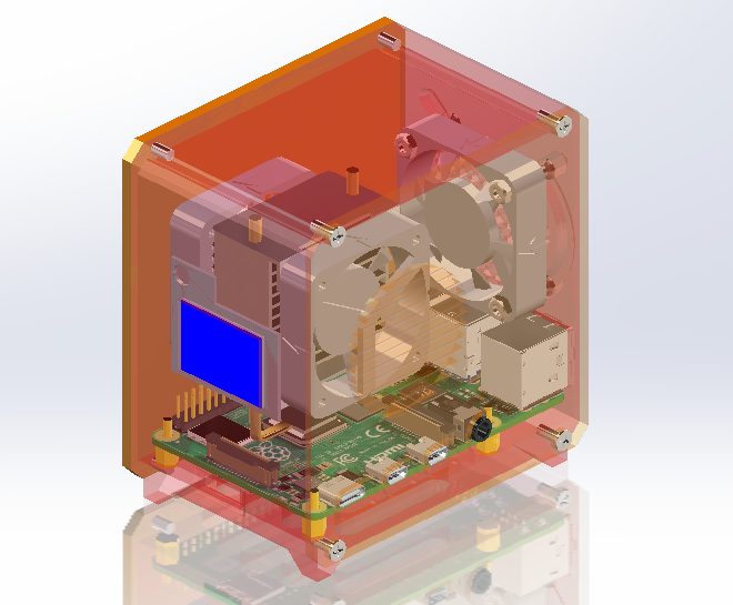 STL file Case of Raspberry pi 4B 📱 ・3D printable model to download・Cults