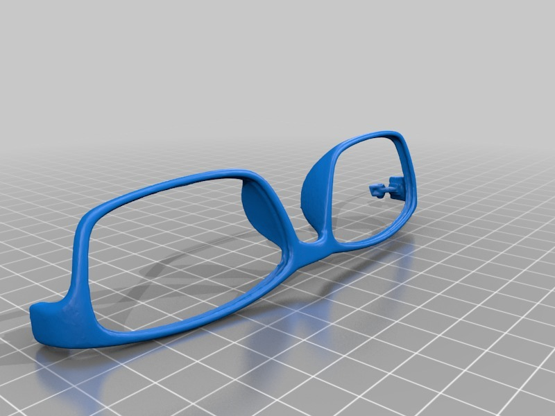 👓 Glasses Frame - 3D Scan・Free STL File for ・Cults