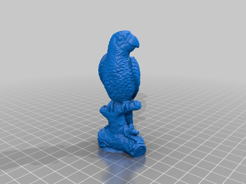 🦜 Macaw parrot - 3D Scan・Free STL File for ・Cults