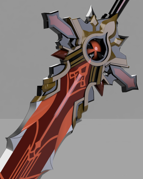 STL file Wolf's Gravestone (Genshin Impact) 🗡️ ・Model to download and ...