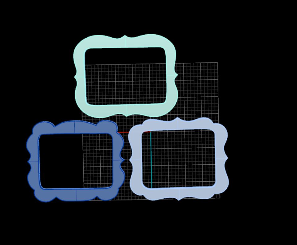 Free STL file 3 frames 🖼️ (OBJ)・Design to download and 3D print・Cults